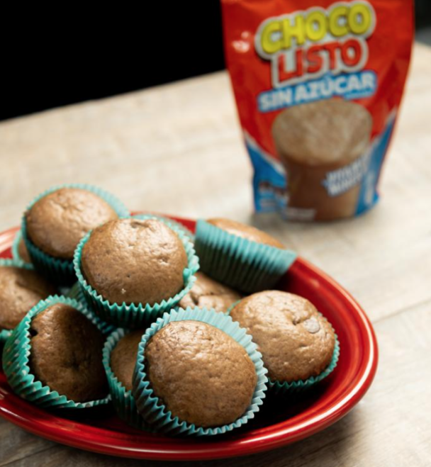 Receta fácil: Muffins de chocolate y guineo